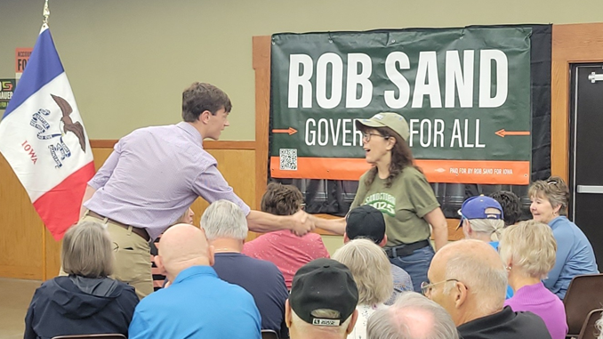 Democratic Governor Nominee Rob Sand Hosts Town Hall in Manchester ...